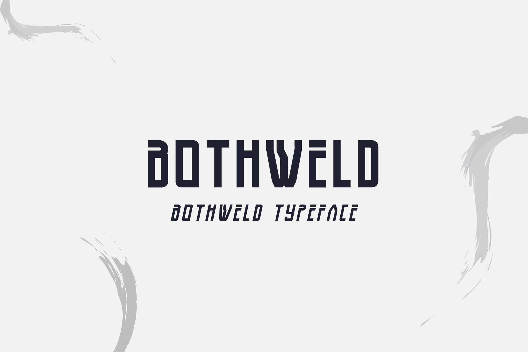 Bothweld Typeface, a Sans Serif Font by Izalsye | Creative Market