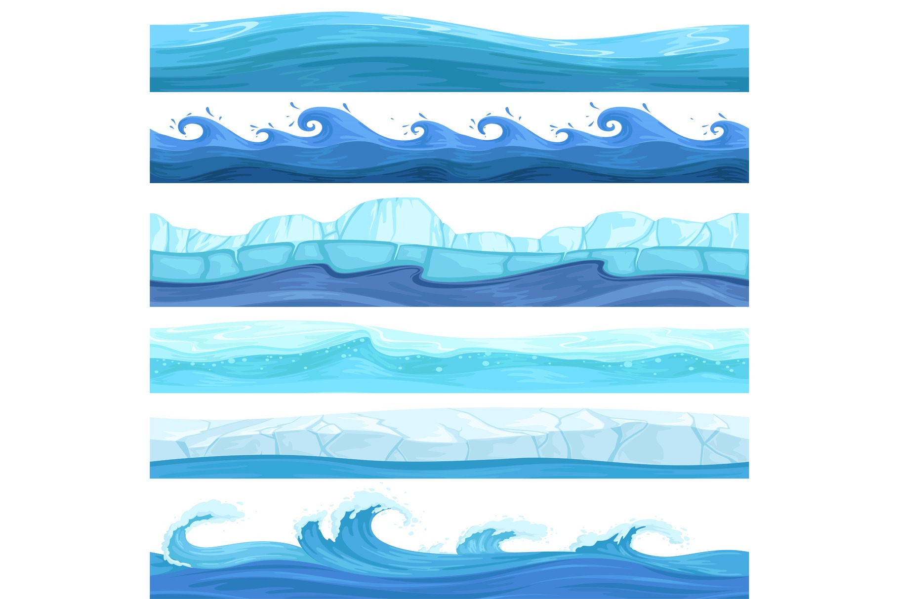Water game seamless. Surface liquid, a Background Graphic by Onyx