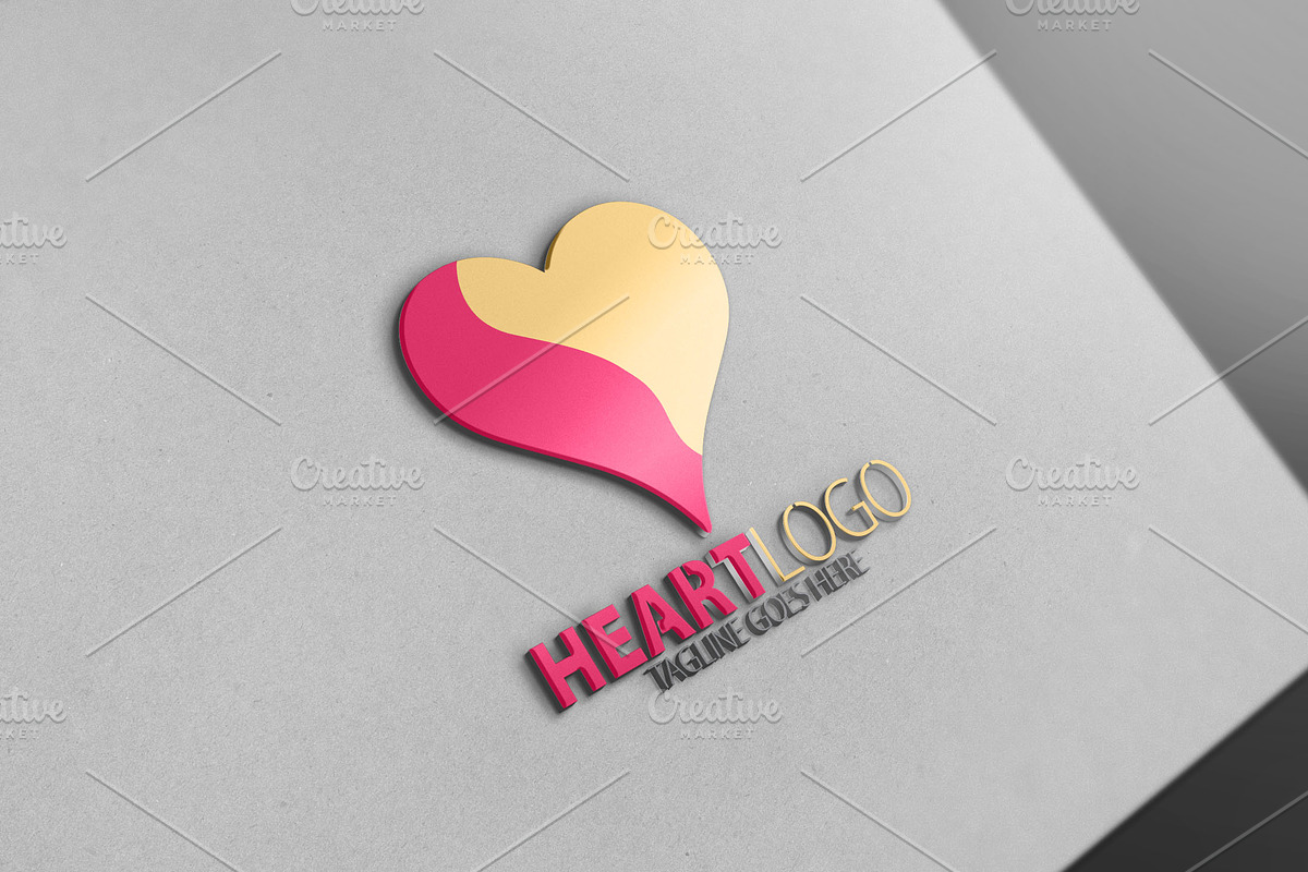 Heart Logo Version 4, a Branding & Logo Template by Josuf Media