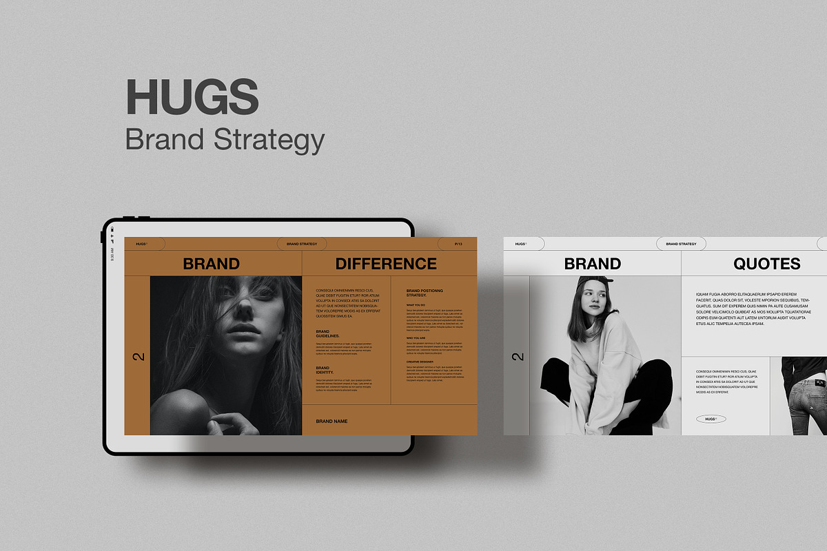 HUGS | Brand Strategy, a Presentation Template by creathrivestudio