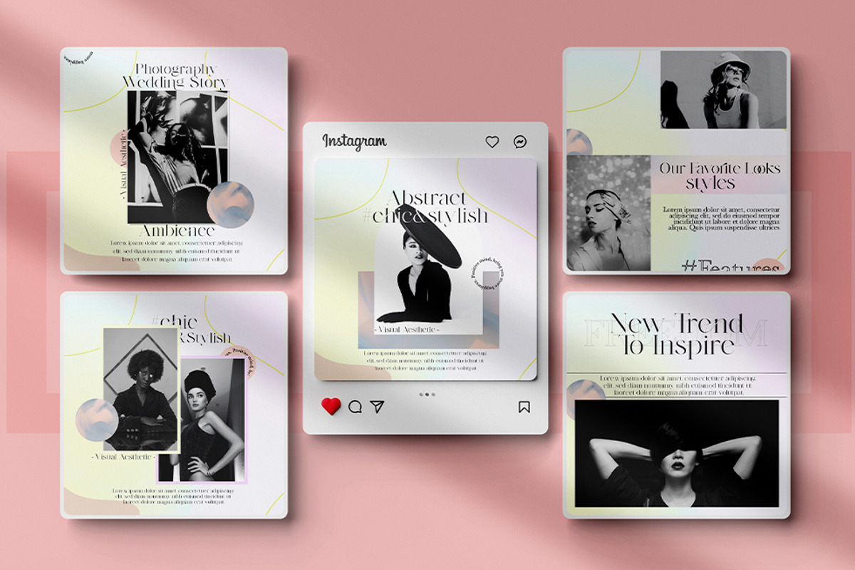 Modern Stylish Instagram SET (PSD)