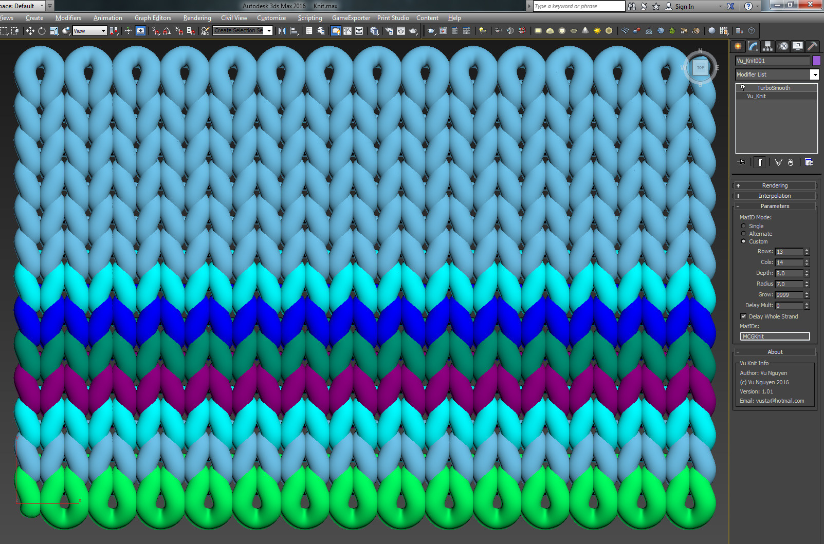 MCG Knit, an Object 3D Model by Candy Shop