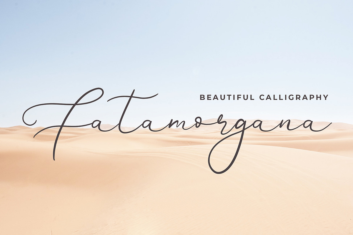 Brianna Qasim Calligraphy Font, a Script Font by Formatika Studio