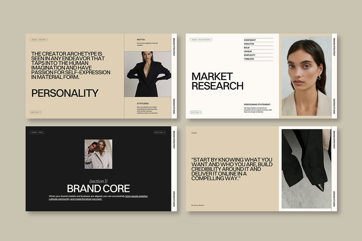 Brand Strategy Framework, a Presentation Template by Moscovita Studio ...