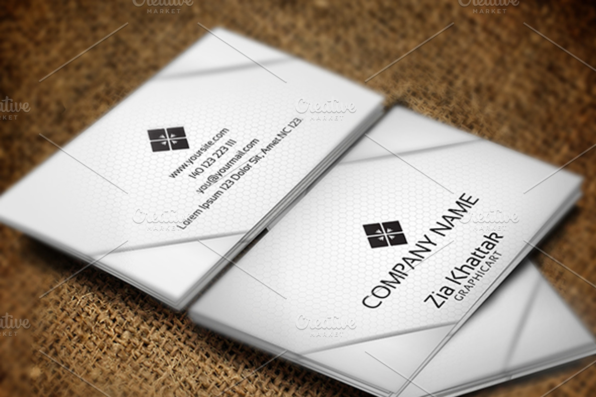 Sample Business Card, a Business Card Template by Zia Grfx