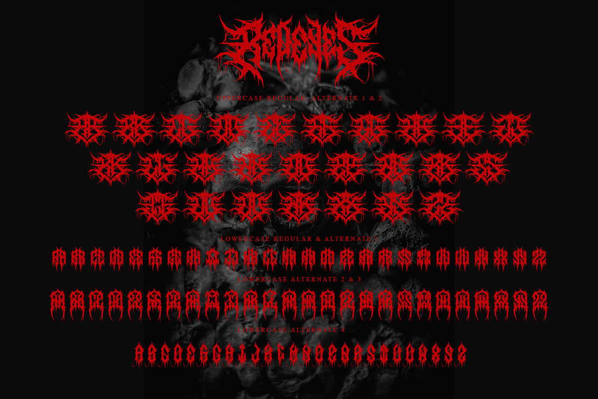 Redeyes | Black Metal Font Vol. 12
