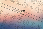48 Sea icons, an Icon by Palau