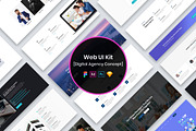 Digital Agency Web UI Kit, an UI Kit Template by 3djagan