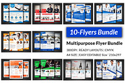 Multipurpose Flyers Bundle, a Flyer Template by AfzaalGraphics