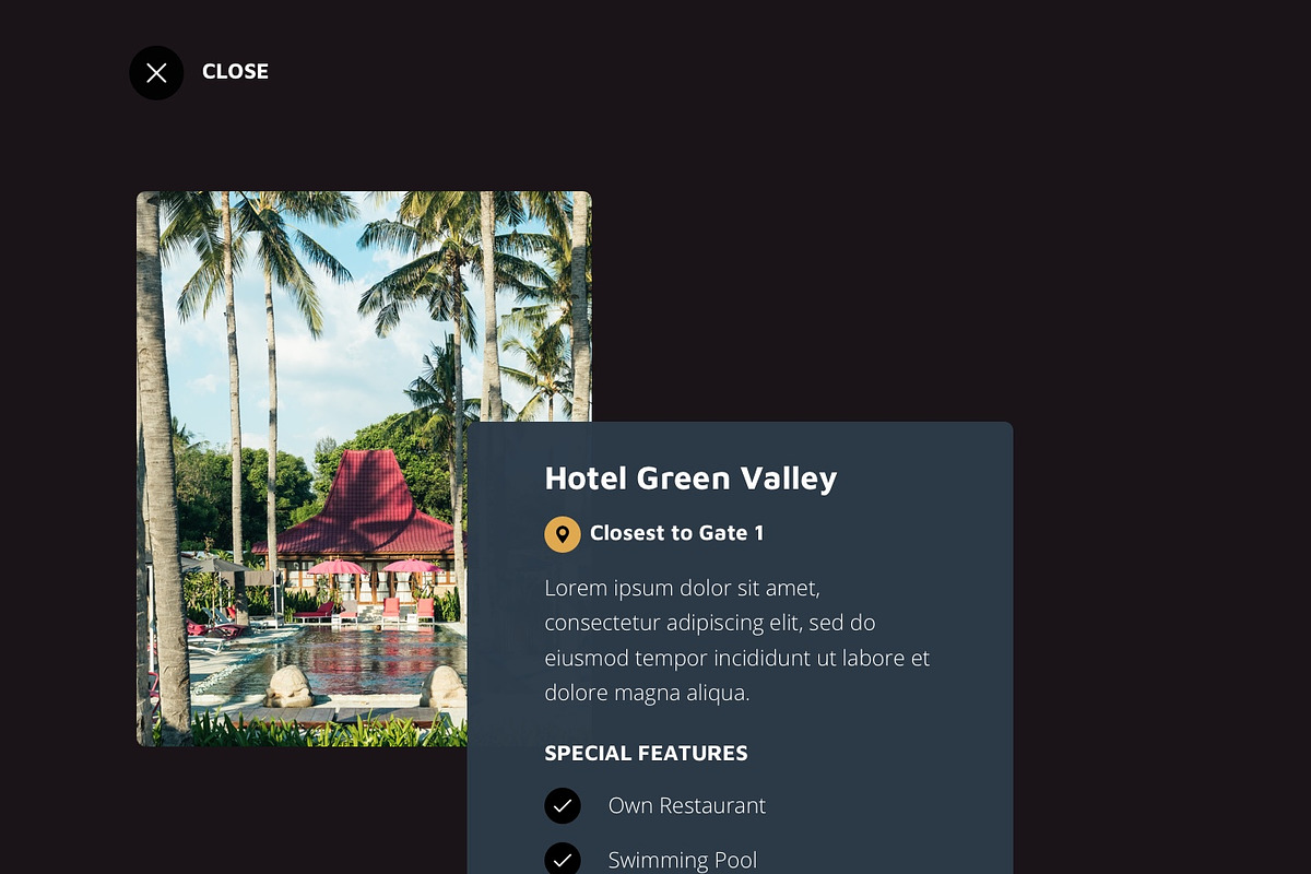 Local Attraction Website Template, an UI Kit Template by abirdesign15 ...
