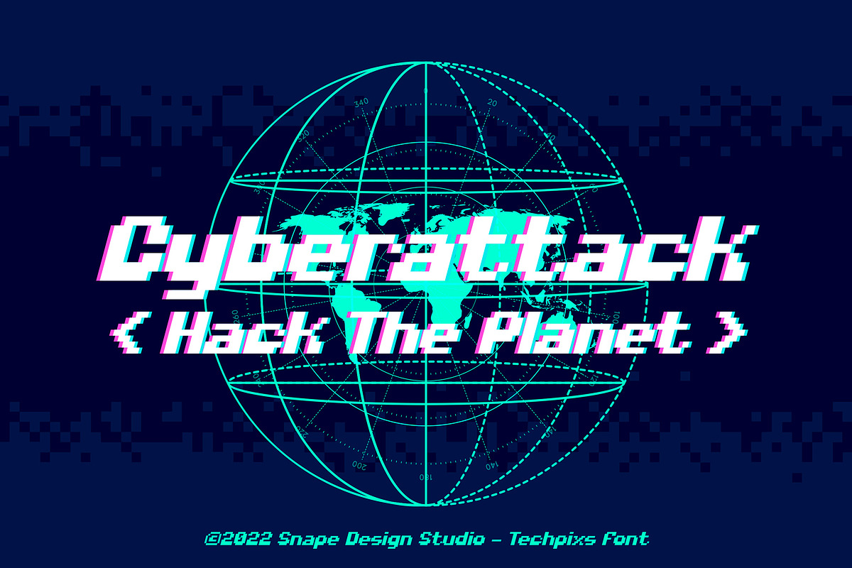 Techpixs - Pixel Font | Creative Market