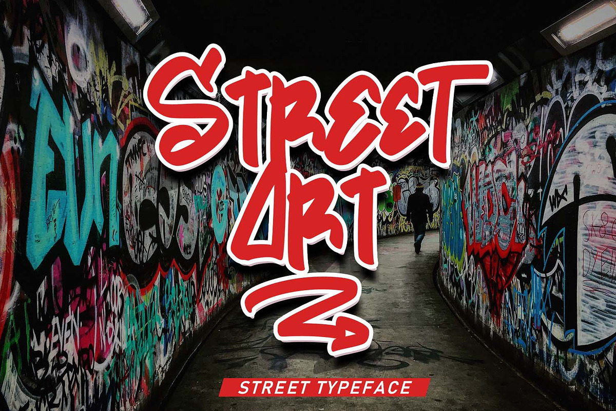 Street Art - Street Typeface, a Script Font by Arendxstudio