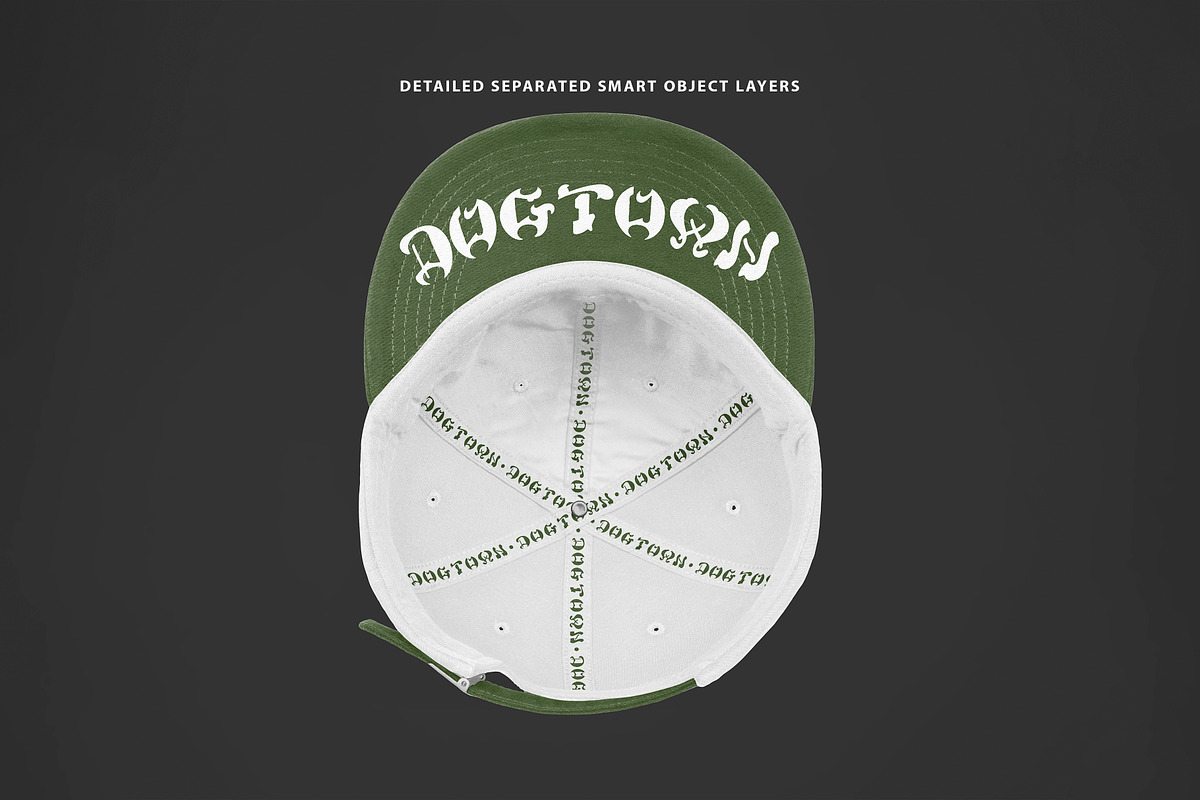 Realistic Snapback Hat Mockup 2, a Hat Mockup by Uncentrifuged Pressure ...