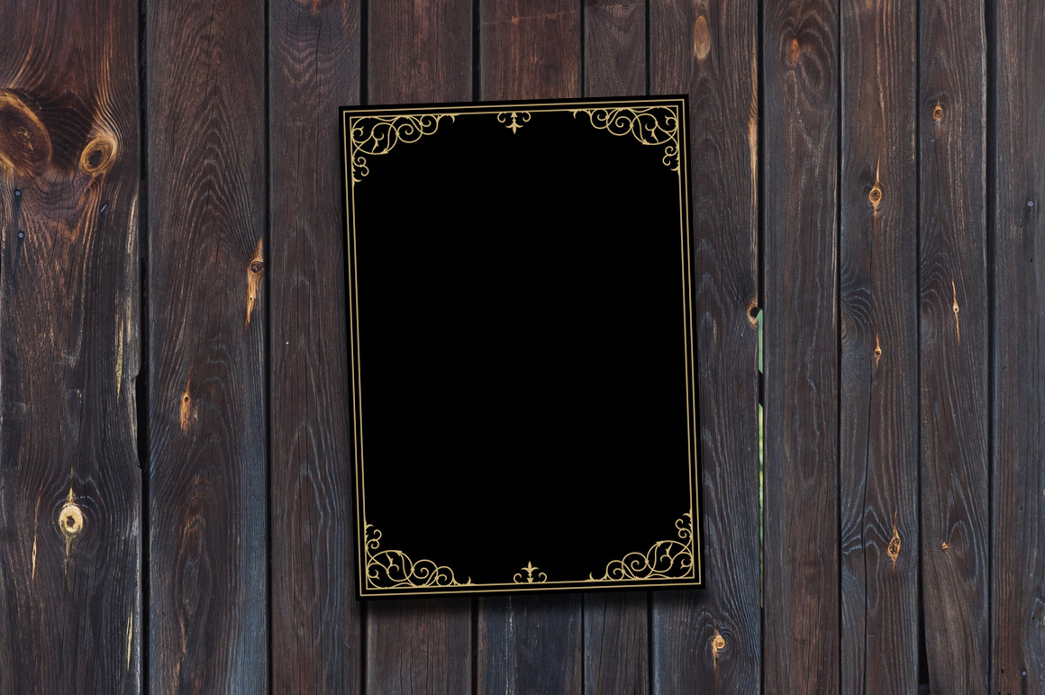 Classic Rectangle Frame, a Card Template by Azat1976