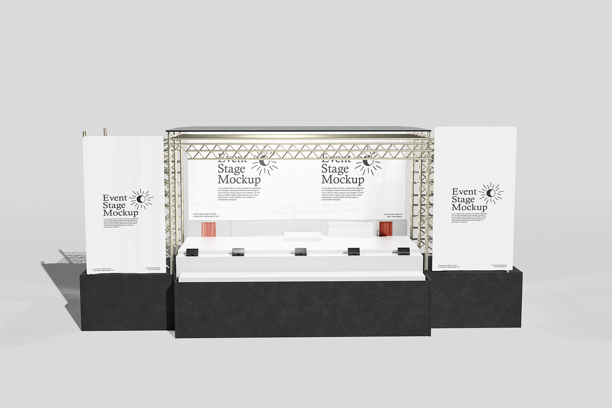 Event Stage Mockup, an Advertising Mockup by Twins_studio926