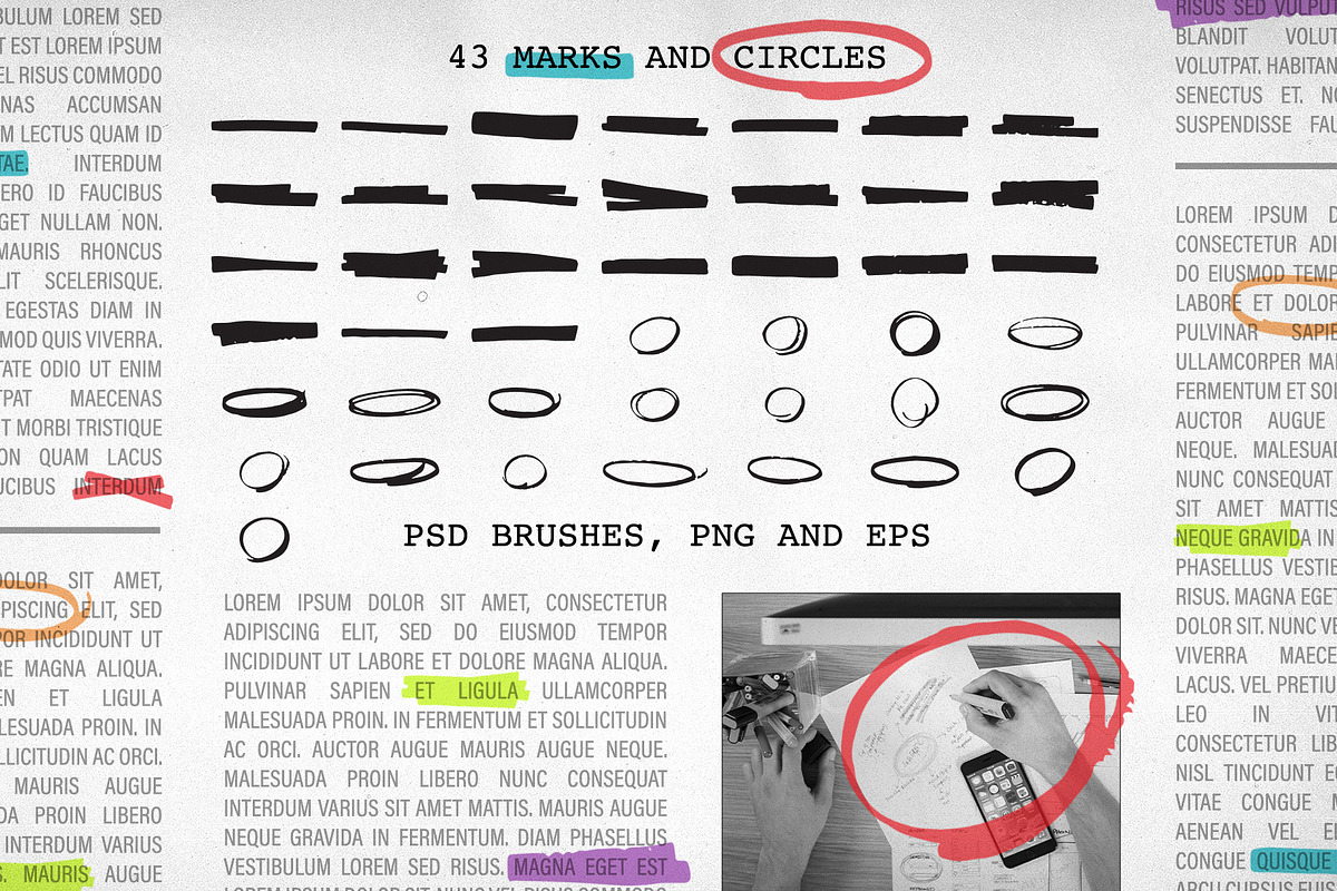 Highlighter Pack, an Object Graphic by Jesse Makes | Creative Market