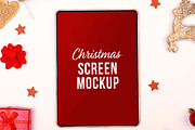 Christmas Device Screen Mockup Set, an iPad Mockup by wavebreak