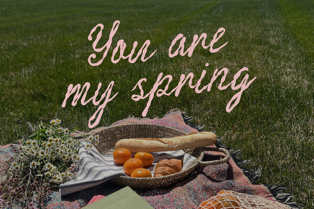 April Story Wavy Romantic Script Font