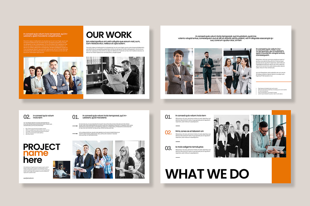Business Report Presentation Design