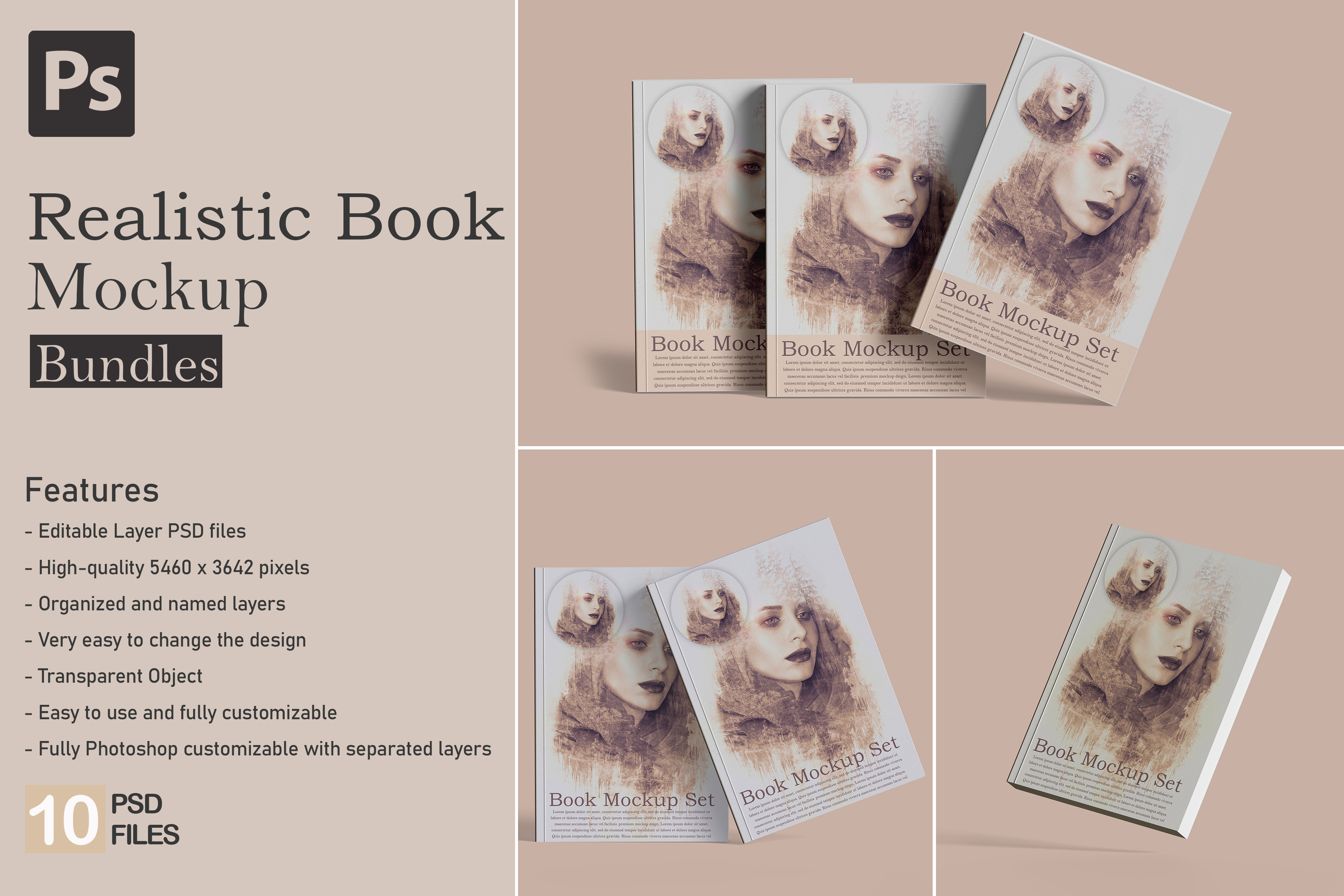 Cover Book Mockup Bundles