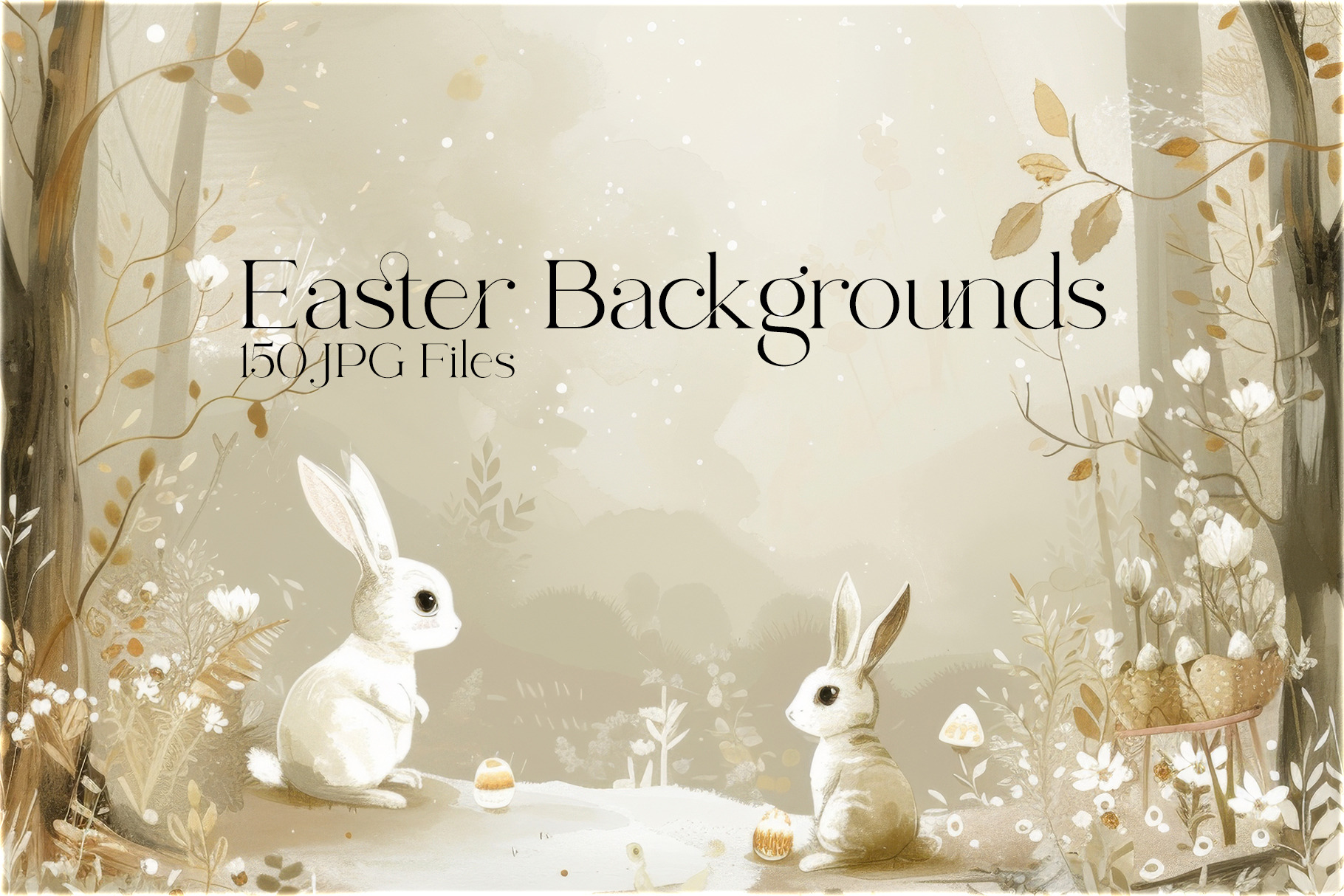 Easter Backgrounds Bundle | Seasonal Illustrations ~ Creative Market
