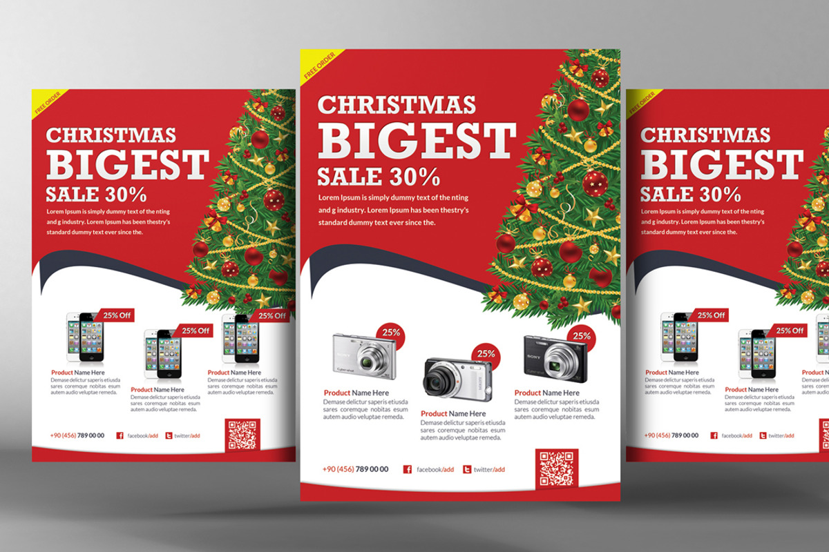 5 Product Promotion Flyers Bundle, a Flyer Template by graphicforest