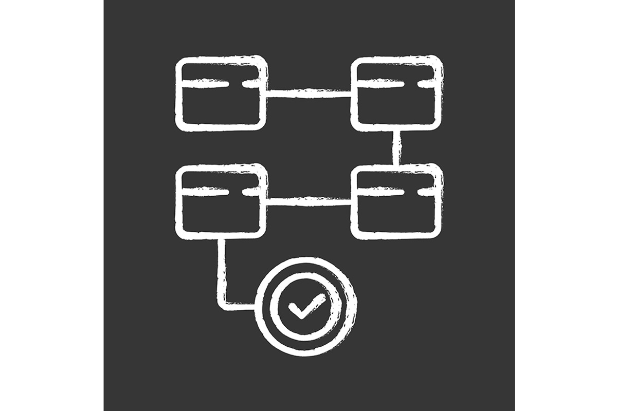 Activity diagram chalk icon, an Outline Icon by bsd studio | Creative ...