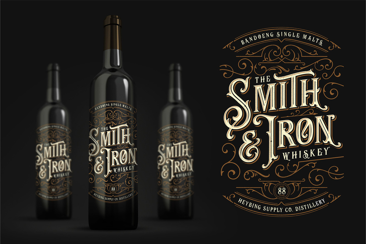 Java Heritages + Extras (UPDATE), a Font by Heybing Supply Co.