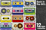 Compact cassettes | Texture Illustrations ~ Creative Market