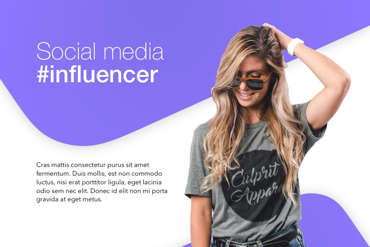 Influencer Marketing PowerPoint, a Presentation Template by Jumsoft
