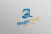 Magic Food Logo Restaurant 42 | Branding & Logo Templates ~ Creative Market