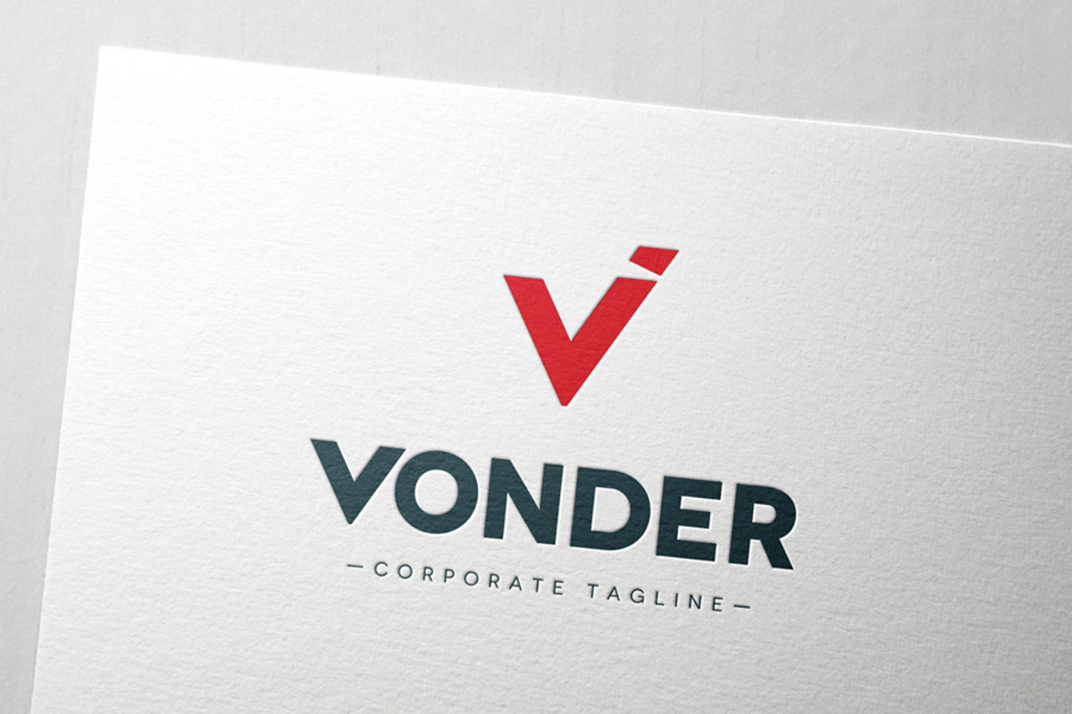 Vonder Corporate Logotype, a Branding & Logo Template by Snowboy Design