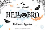 Hellobro Typeface, a Script Font by alit design