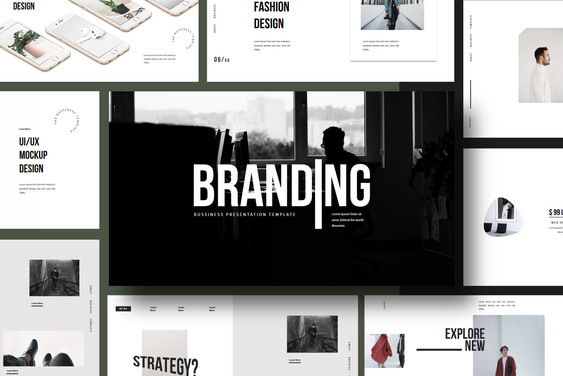 Branding Powerpoint Template, a Presentation Template by Rocket Template