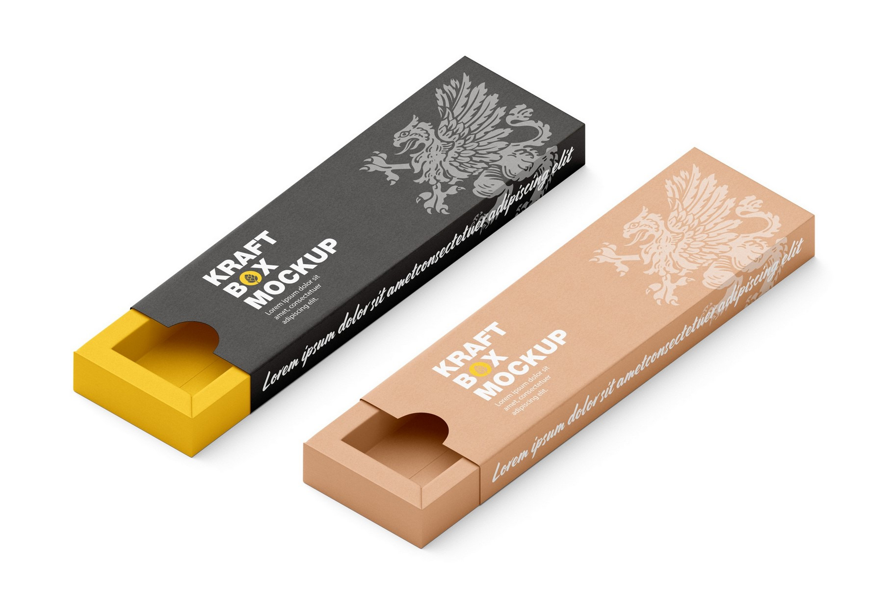 Box Mockup. Isometric view, a Product Mockup by OneVectorStock