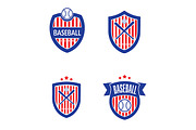 Baseball Vector Logo Set, a Branding & Logo Template by Urazovsky Design
