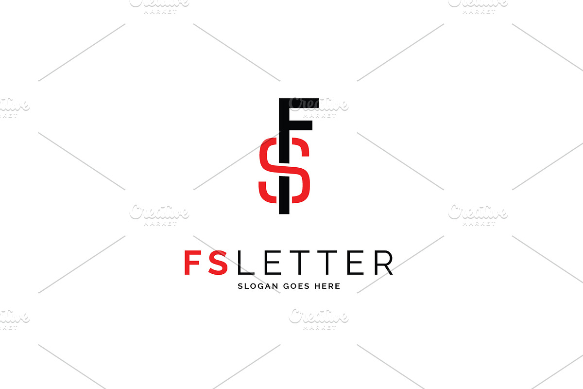 Initial Letter FS Logo Template, a Branding & Logo Template by mesuka