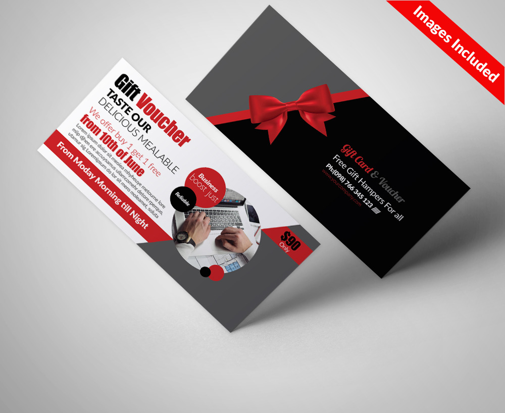 Corporate Business Gift Voucher, a Card Template by Business Flyers