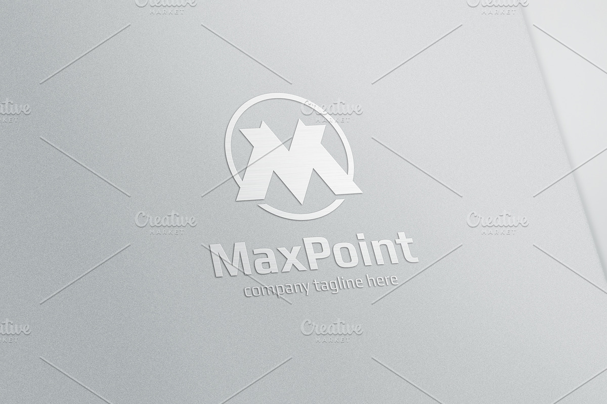 Max Point Logo, a Branding & Logo Template by XpertgraphicD