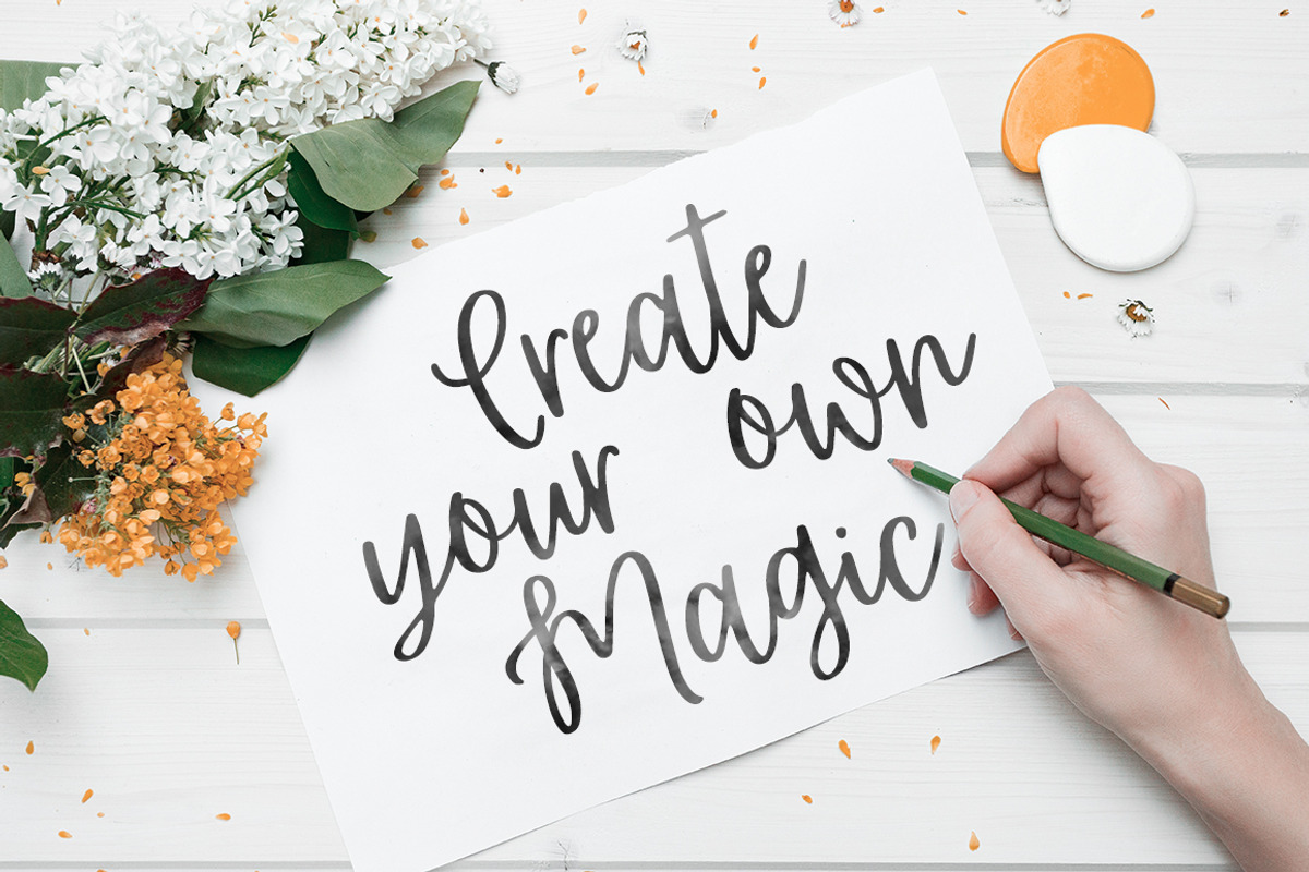 Rumba Script, a Script Font by supfonts