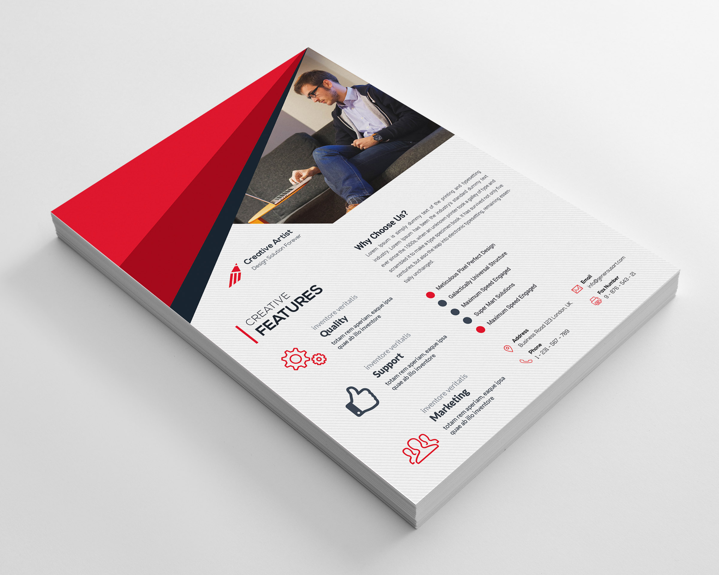 Flyer, a Flyer Template by Genereux Art