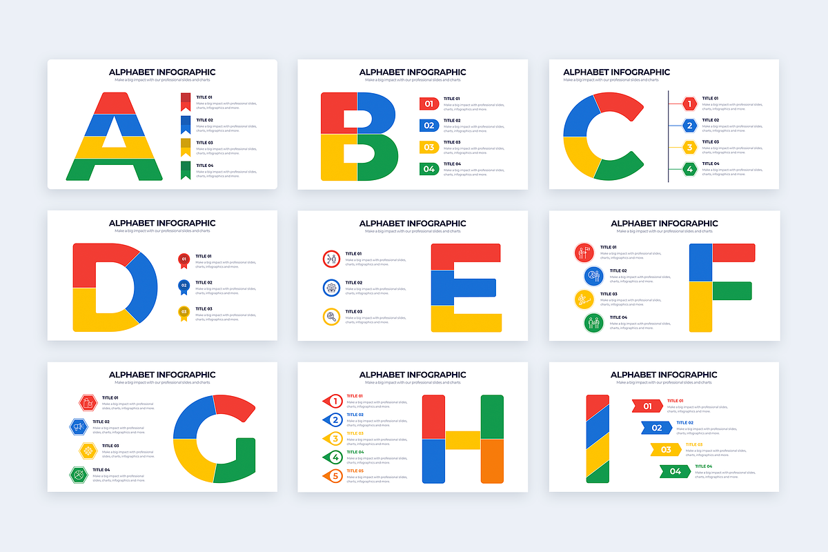Alphabet Powerpoint Templates, a Presentation Template by Slidesmash