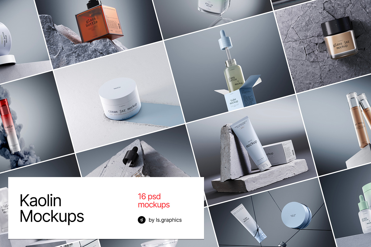 Kaolin, Cosmetic Mockups