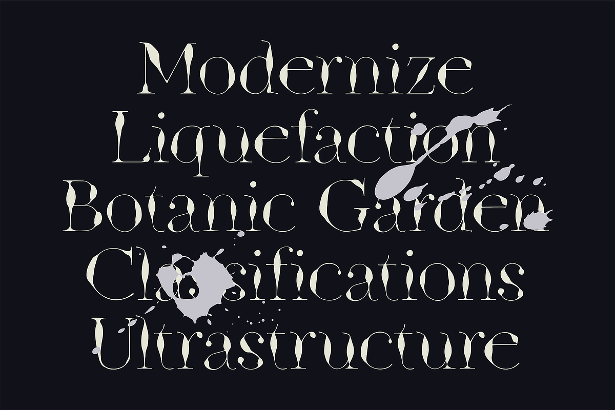 Ink Style Godwit Serif Font Family