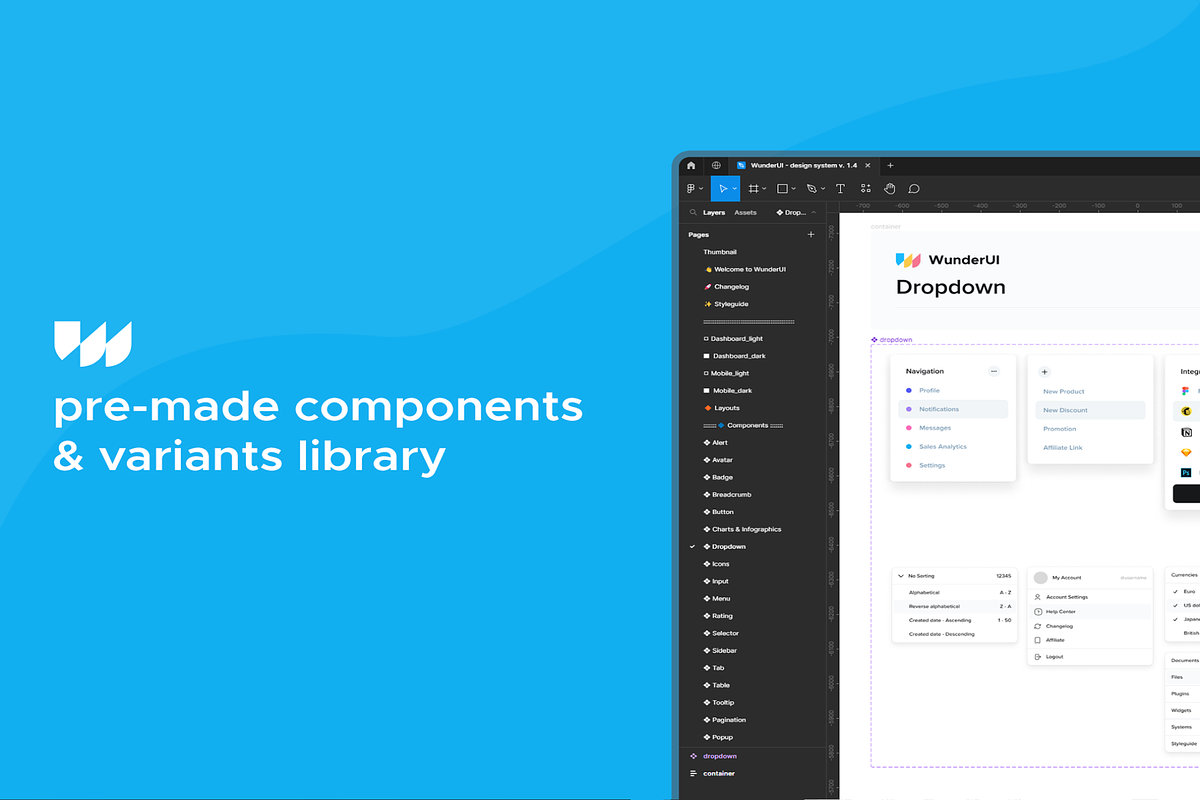 Design system & UI Kit, an UI Kit Template by Creative Perspective