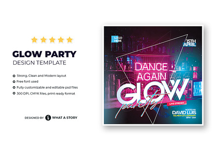 Loud Sunday Flyer Template, a Flyer Template by What a Story