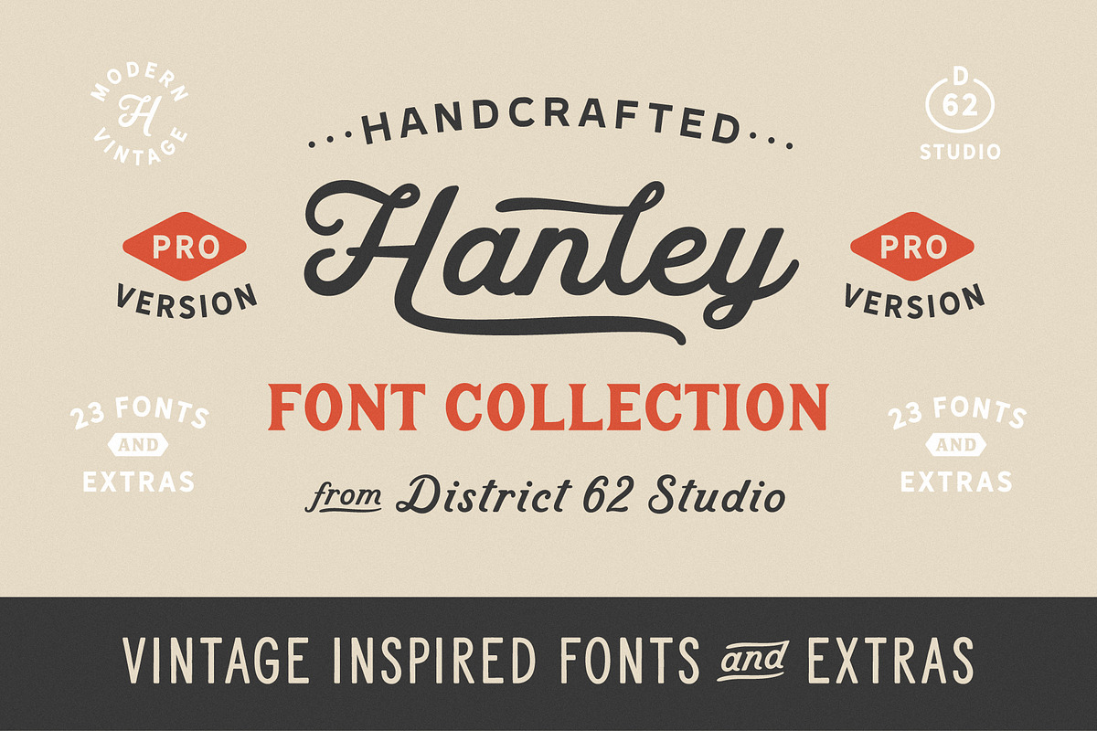 Hanley Pro Font Collection