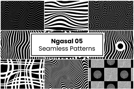 Ngasal Seamless Patterns, a Pattern Graphic by Nickhard