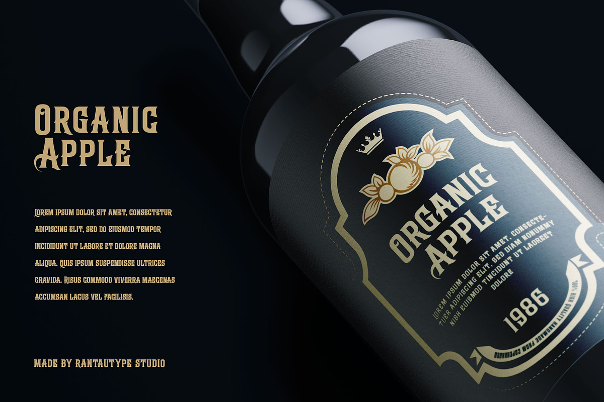 Firlest Old Vintage Font, a Blackletter Font by RantautypeStudio