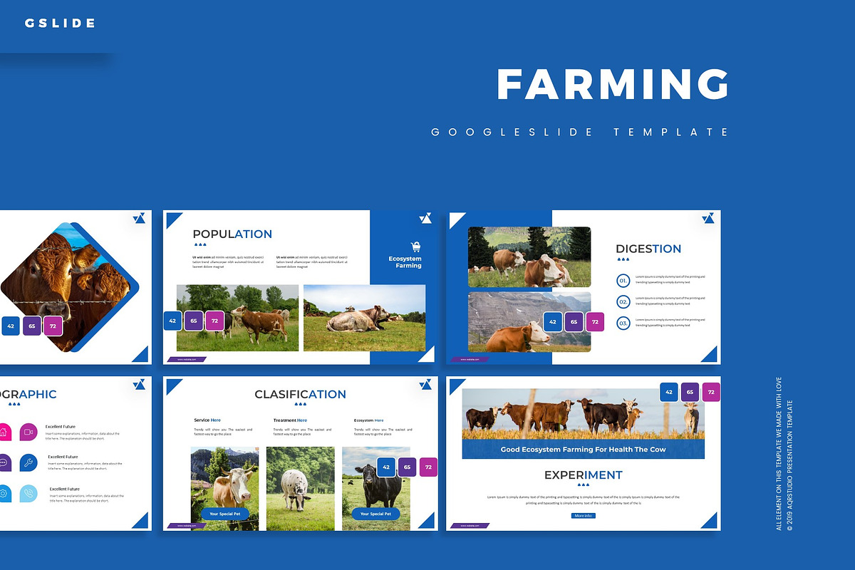 Farming - Google Slides Template, a Presentation Template by AQR Studio